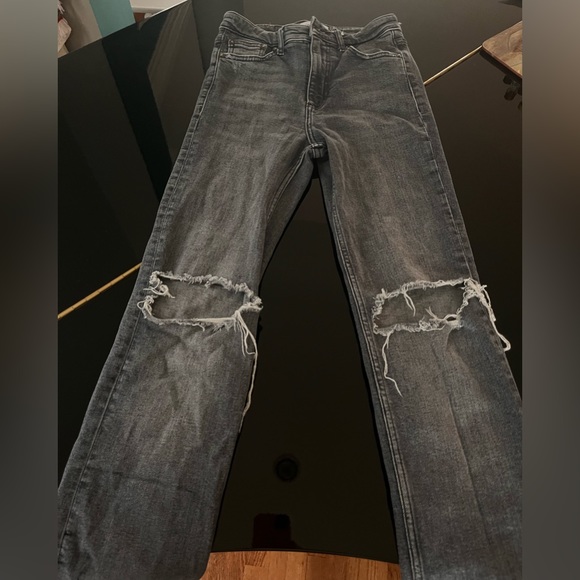 Zara | Jeans | Zara Split Flare Jeans | Poshmark